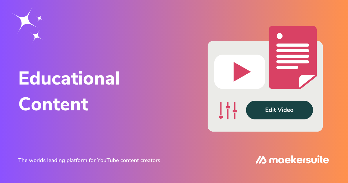 AI-Powered Educational Video Creation | Maekersuite